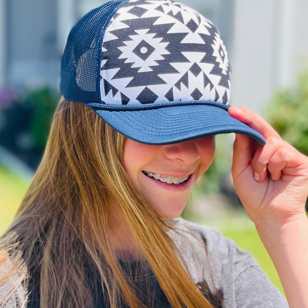 Aztec Hat Aztec Design Aztec Fashion Aztec Trucker Hat - Etsy