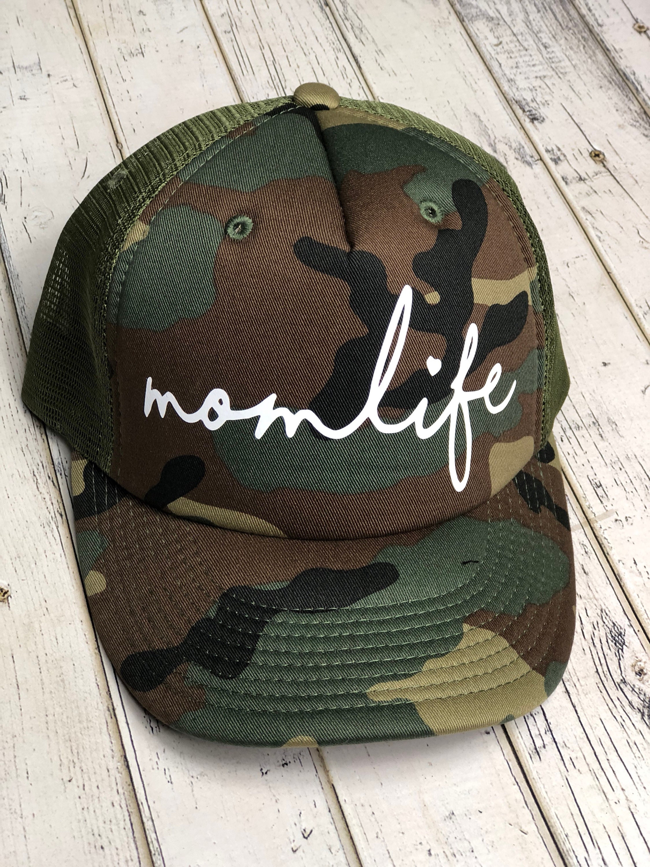 Camo Hat Momlife Mom Life Mom Fashion Ariebdesigns | Etsy