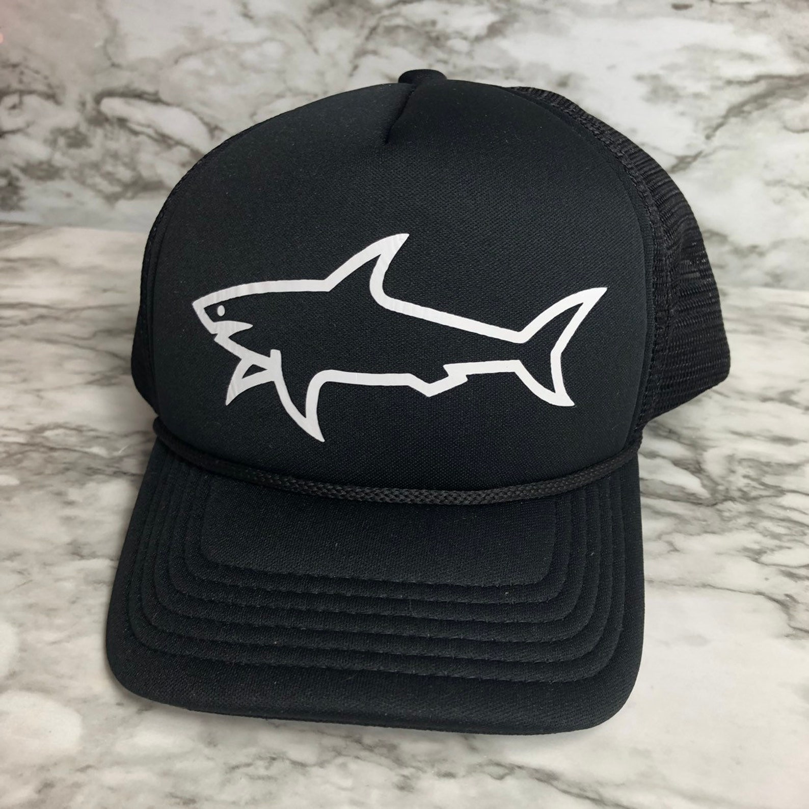 Shark Hat Shark Trucker Hat Shark Week Hat Shark Shark - Etsy
