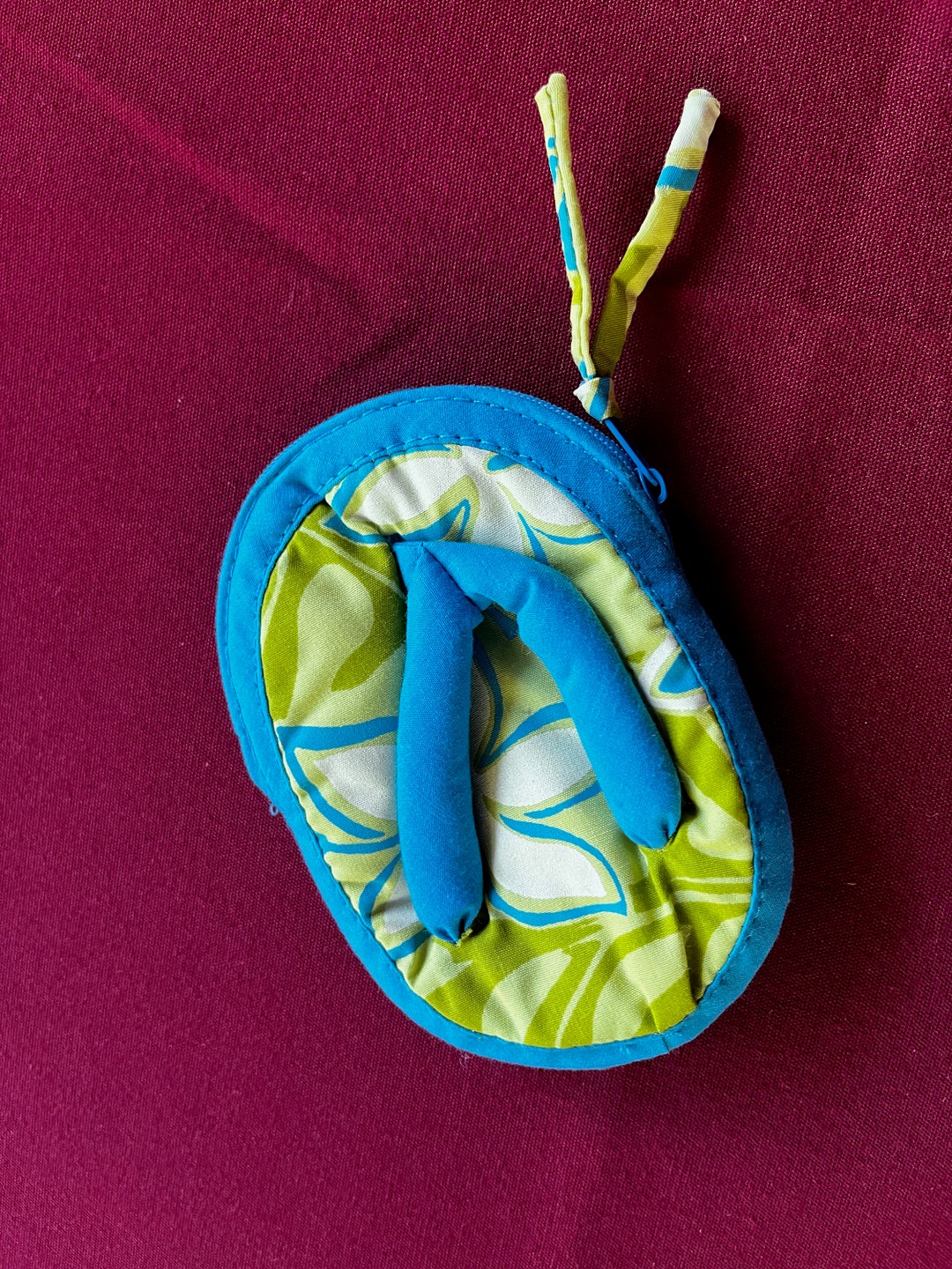 Coin Purse, Coin Pouch, Fabric Pouch, Summer Coin Purse, Beach Coin ...