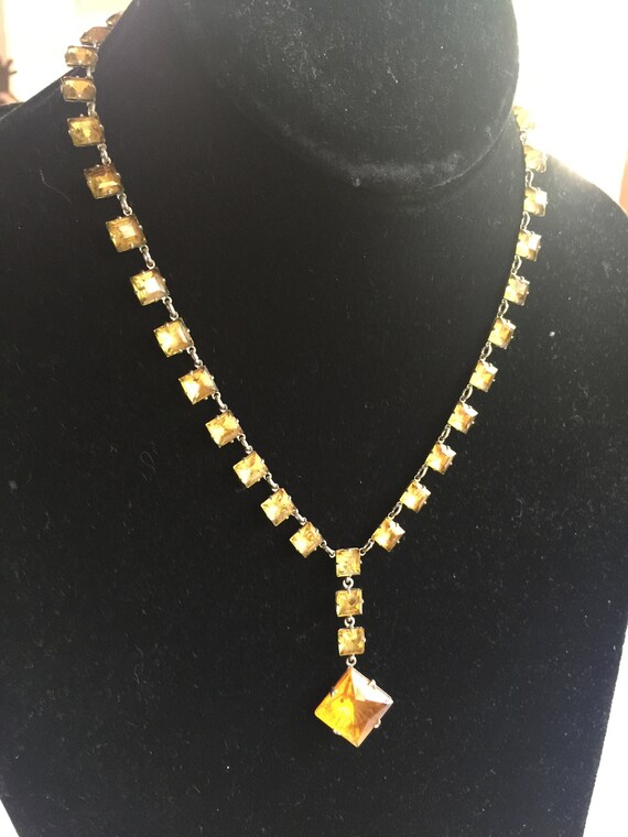 Art Deco Necklace, Retro Necklace, Antique Necklace, … - Gem