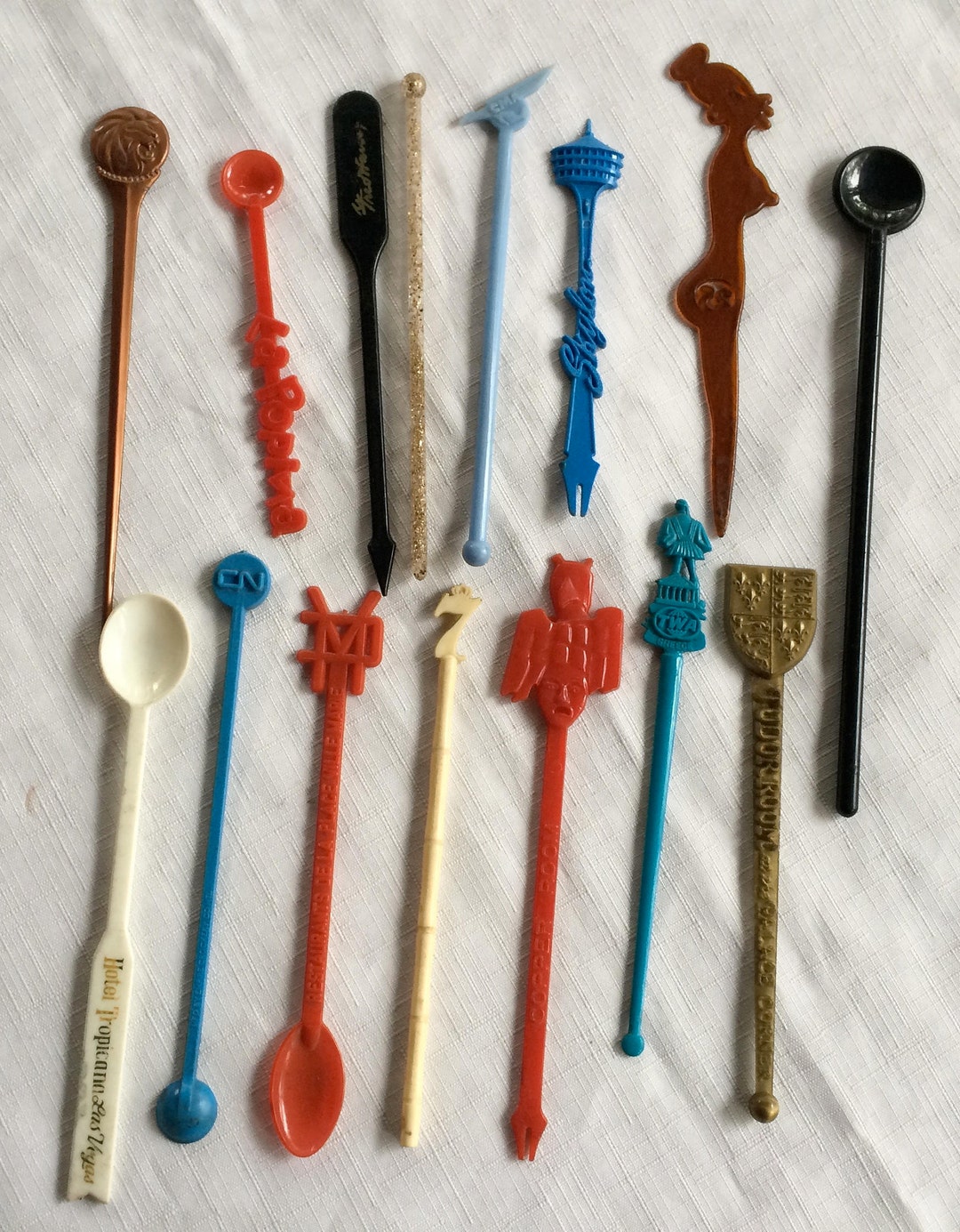 50s Barware, Swizzle Collection, Retro Swizzle,cocktail Stirrer,50s ...