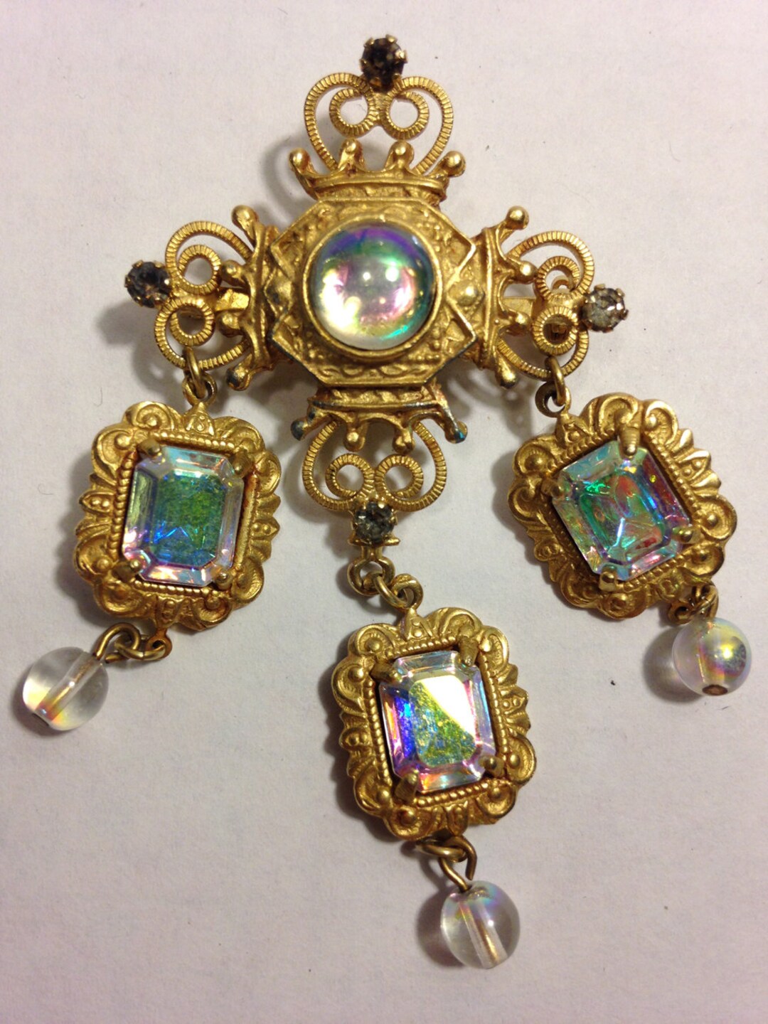 Queen Jewelry, Pin Kirk's Folly, Regal Pin, Regal Brooch, Statement Pin ...