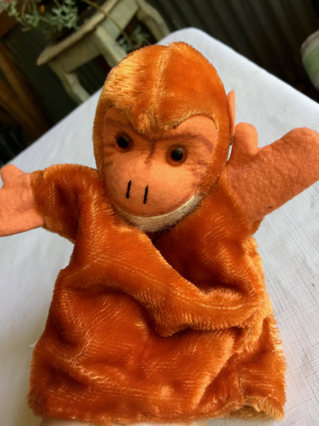Monkey Puppet, Retro Puppet, 60s Puppet, Puppet, Hand Puppet, Glove ...