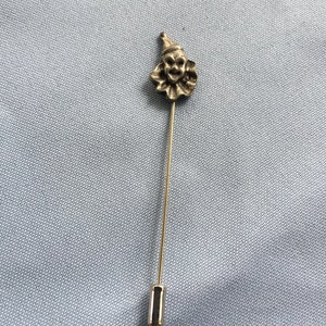 Clown Pin, Clown Lapel Pin, Clown Brooch, Face Pin, Pewter Stick Pin ...