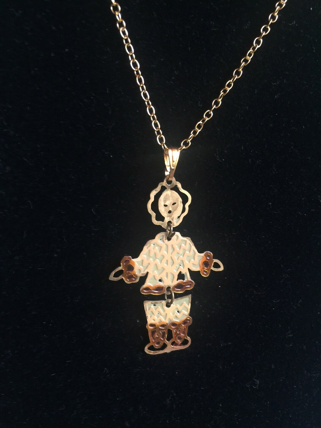 Eskimo Pendant, Eskimo Necklace, Indigenous Pendant, Indigenous ...