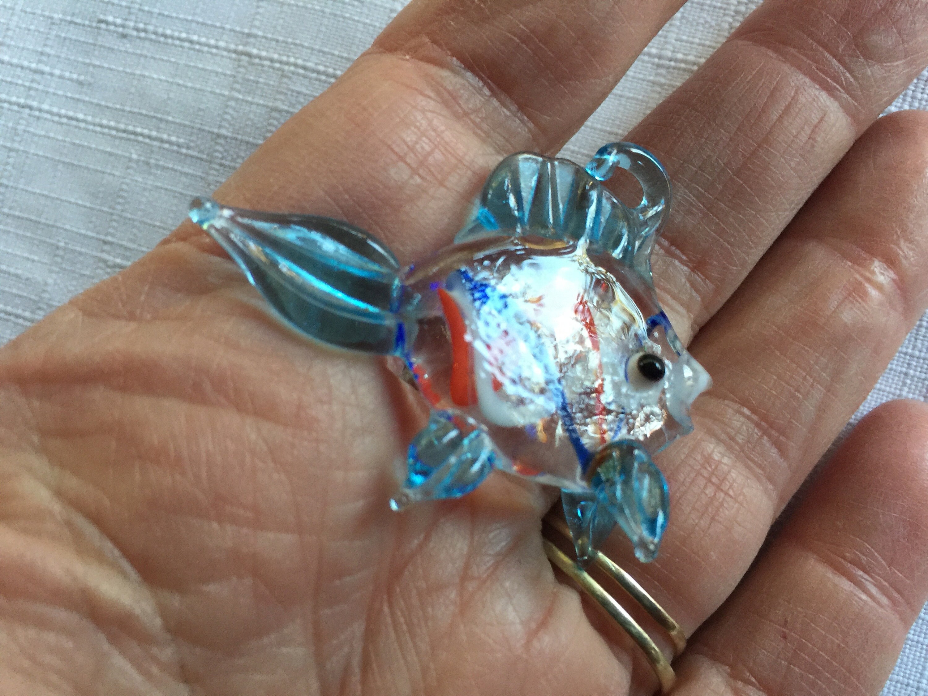 Blown Glass Fish fish Ornament Glass Fish Hanging Glass | Etsy