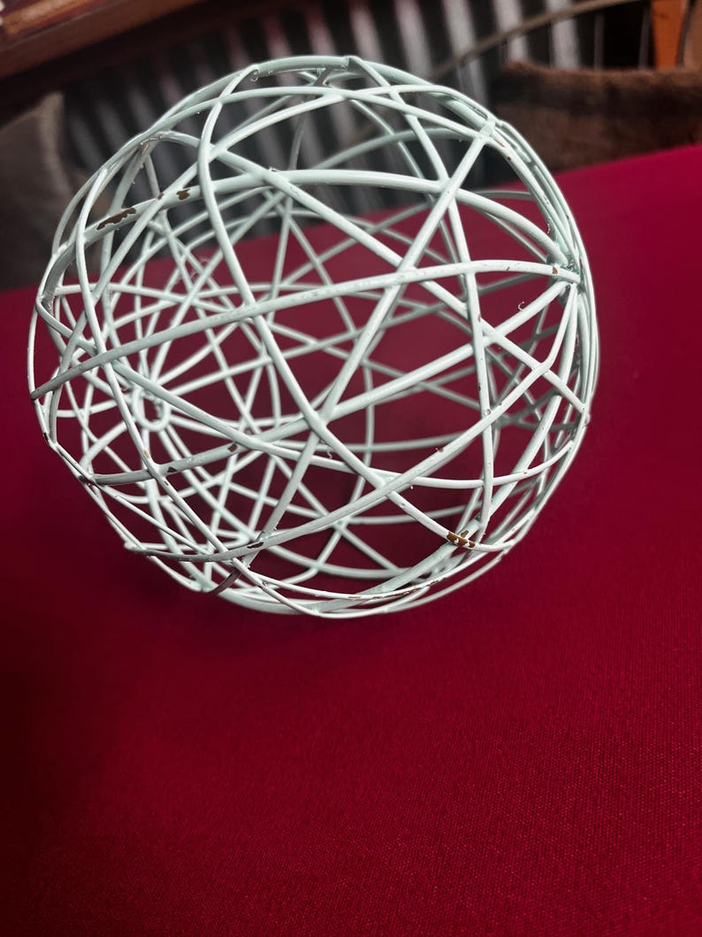 Decorative Ball, Art Ball, Geometric Art, Accent Ball, Accent Piece ...