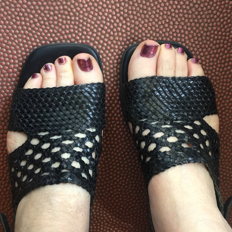 Open Toe Flat - Etsy