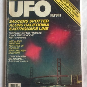 Rare UFO Magazine, Retro UFO Magazine, UFO Collectible, Ufo Library ...