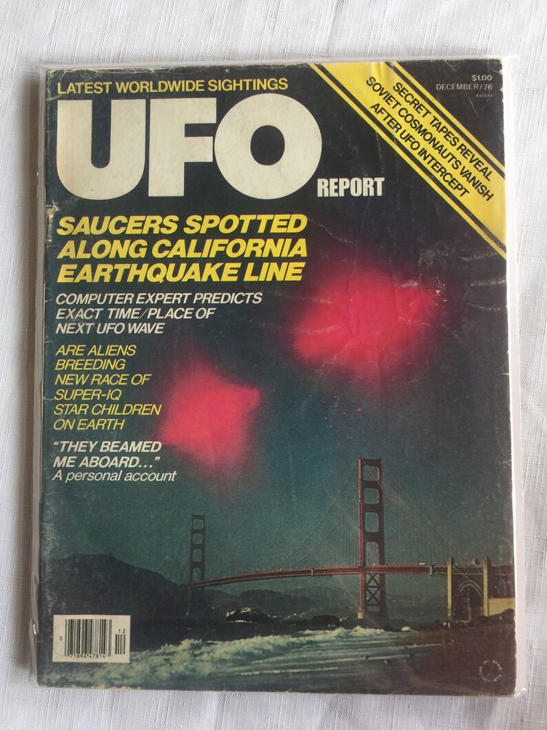 Rare UFO Magazine Retro UFO Magazine UFO Collectible Ufo - Etsy