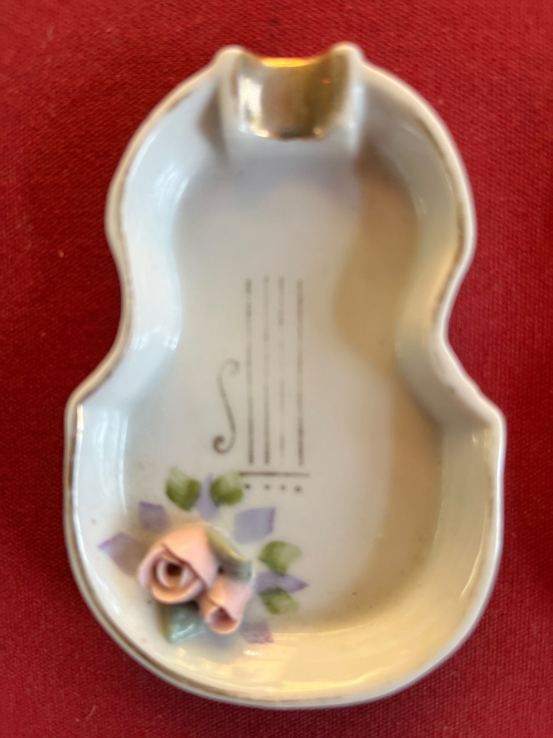 Ceramic Ashtray, Music Ashtray, Musician Gift, Violin Ashtray ...