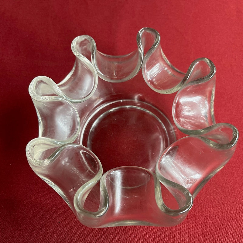 Clear Glass Handkerchief - Etsy