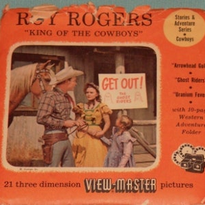 Cowboy Toy, Adventure Viewmaster, Zorro, Lone Ranger, Buffalo Bill ...