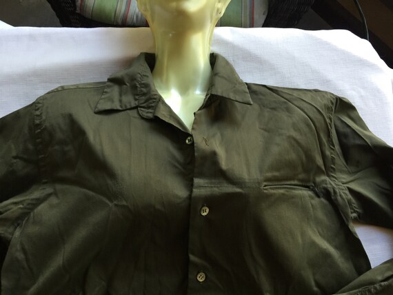 Tailor Green Shirt, Green Cotton Shirt, Cotton Green … - Gem