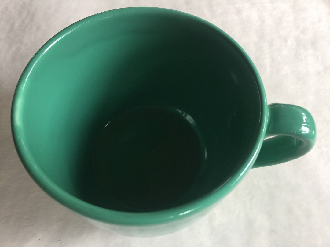 Big Coffee Cup, Big Coffee Mug, Green Cup, Huge Coffee Cup, Green Mug ...