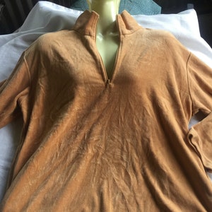 Tan Top, Beige Top, Camel Top, Light Brown Top, 60 Pullover, Mod Top ...