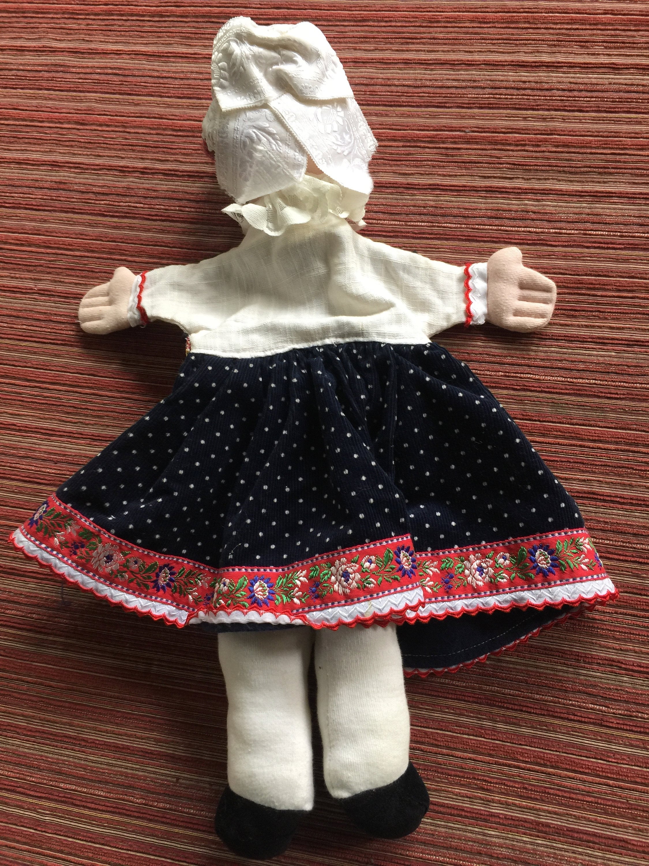 Lady Puppet Hand Puppet Folk Art Puppet Woman Puppetretro | Etsy