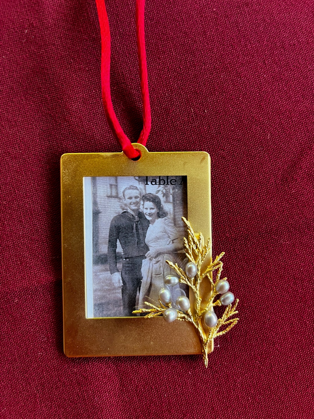 Tiny Picture Frame, Hanging Frame, Photo Ornament, Photo Ornament, Mini ...