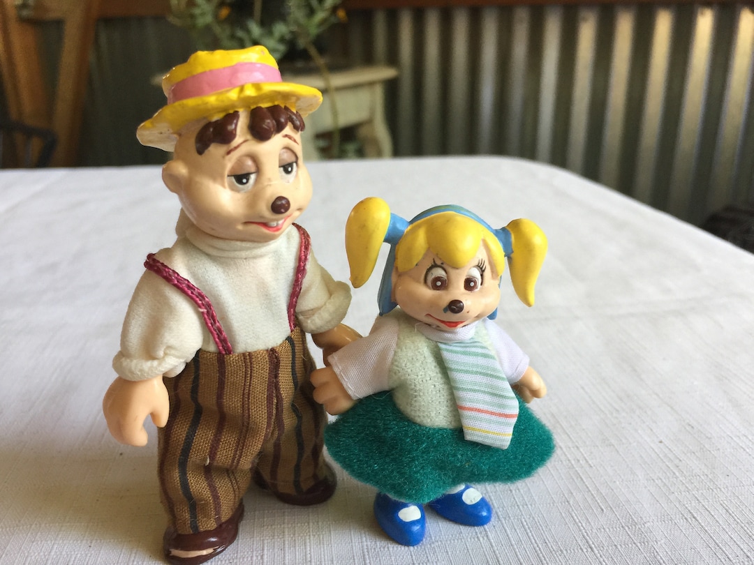 Brother Sister Dolls, Boy Doll, Little Girl Doll, Pigtail Doll, Sibling ...