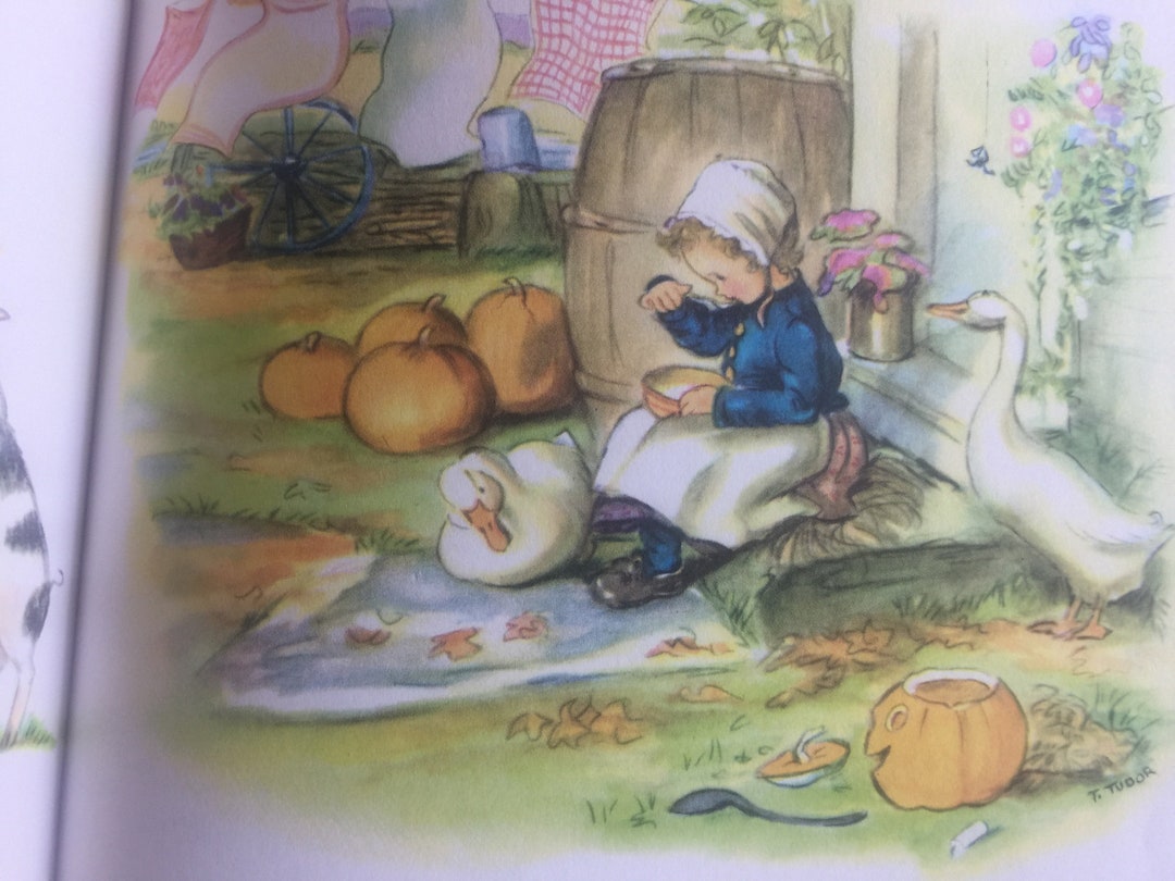 Child Story Book, Fairy Tale, Mother Goose, Children Book, Retro Child ...