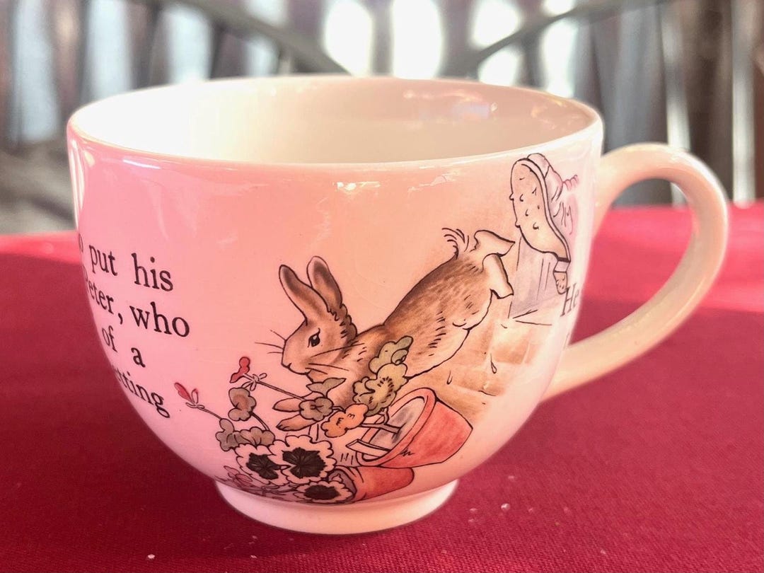 Peter Rabbit Cup, Beatrix Potter, Peter Rabbit, Beatrix Collectible ...