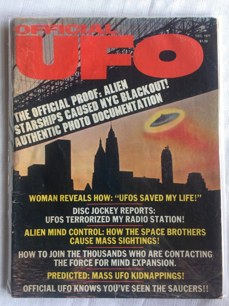 Rare UFO Magazine Retro UFO Magazine UFO Collectible Ufo - Etsy