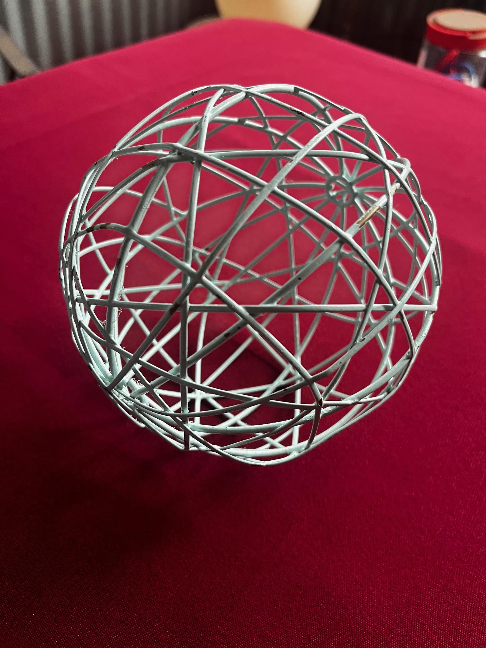 Decorative Ball, Art Ball, Geometric Art, Accent Ball, Accent Piece ...