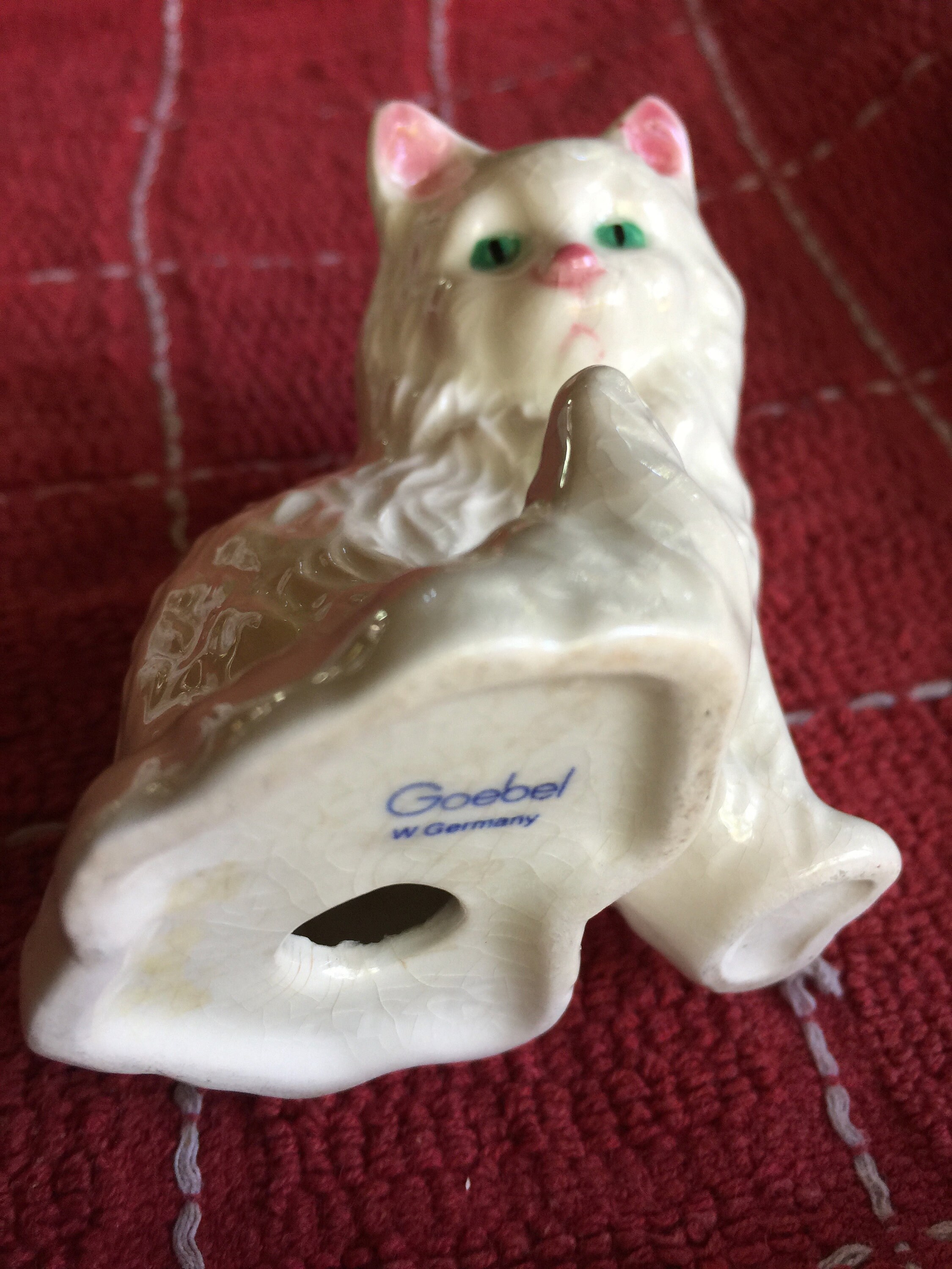 Cat Art, Cat Gift, Cat Figurine, Goebel Collectible, German Figurine ...