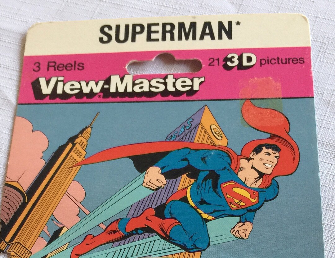 Superman Viewmaster, Spiderman, Superman, Viewmaster, Superhero Toy, 3 ...