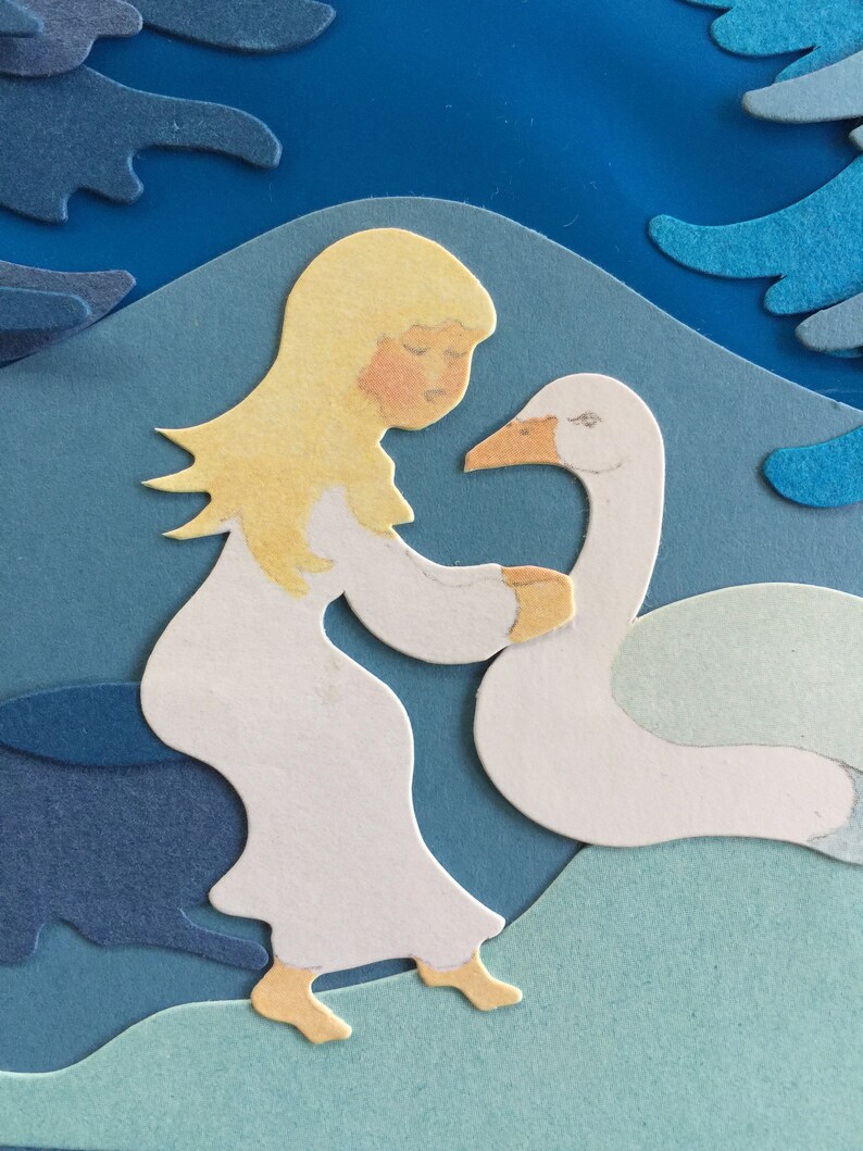 Fairy Tale Art Retro Child Art Nursery Rhyme Art Child Art - Etsy