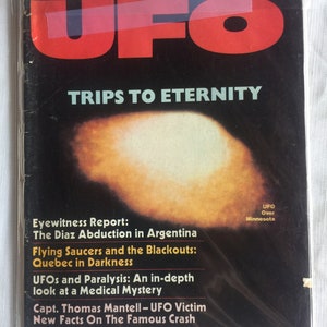 Rare UFO Magazine, Retro UFO Magazine, UFO Collectible, Ufo Library ...