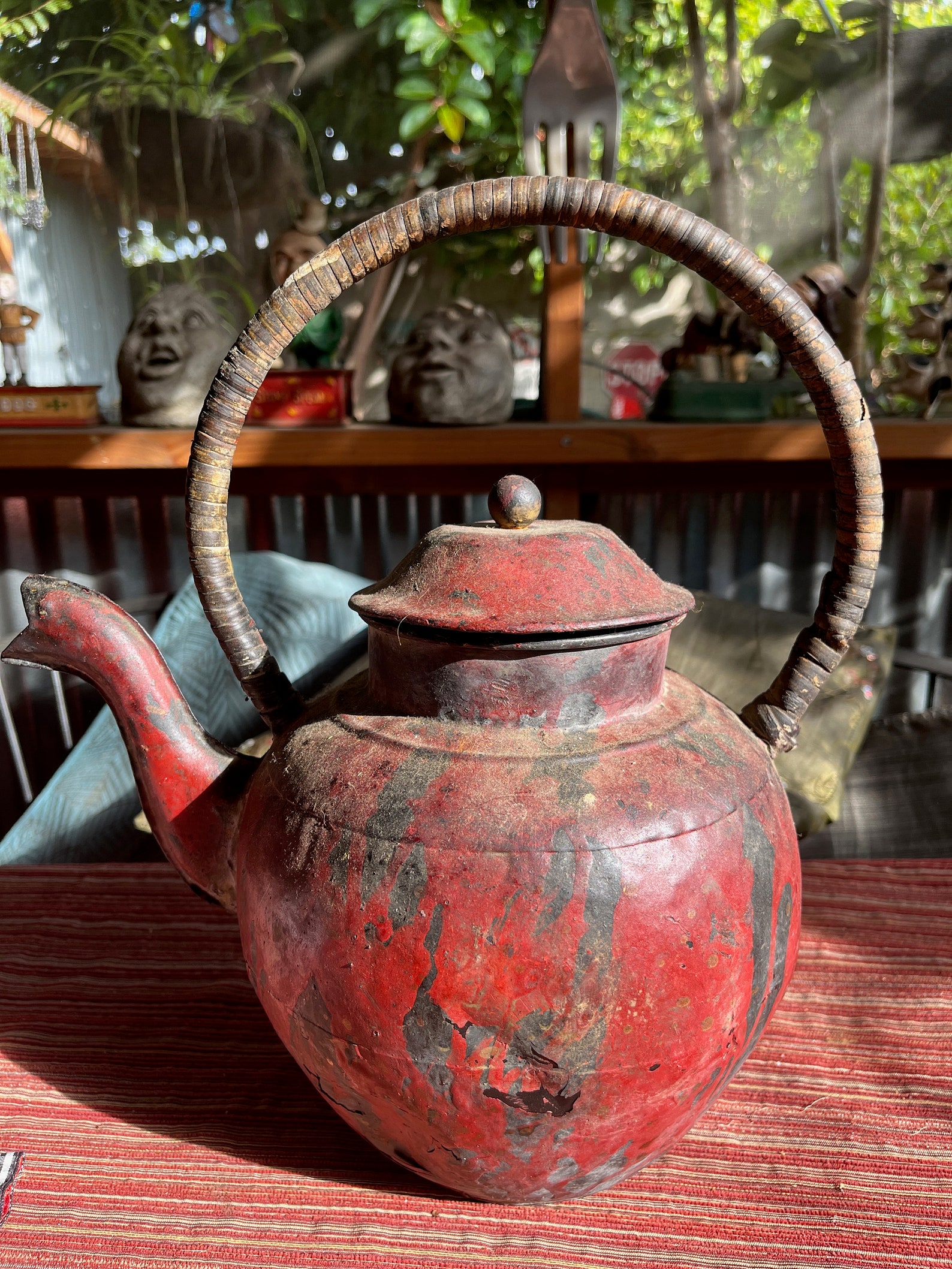 Halloween Teapot, Distress Prop, Halloween Prop, Witch Teapot, Scary ...