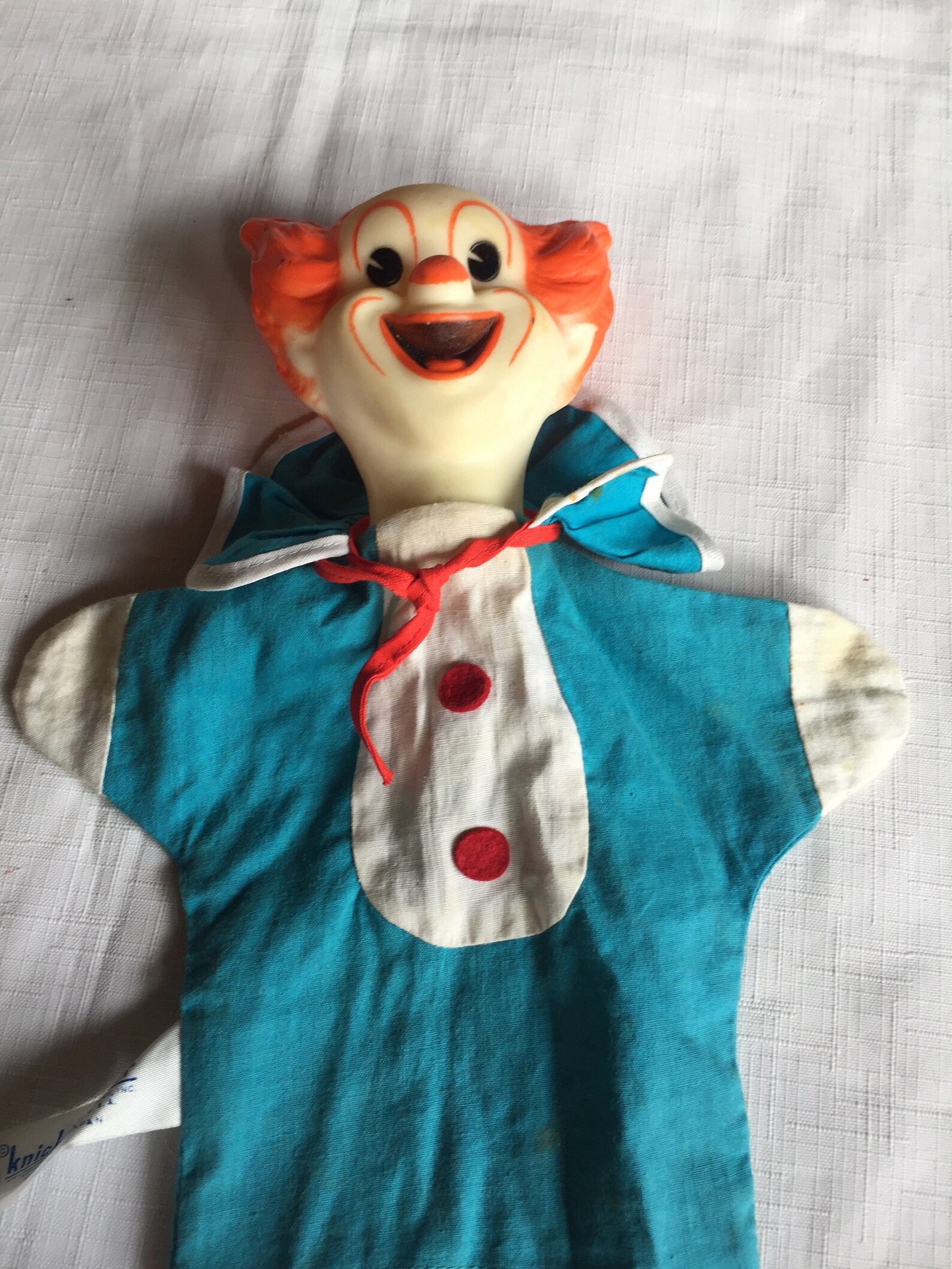 Bozo Puppet Retro Puppet Bozo Clown 50s Puppet Clown - Etsy
