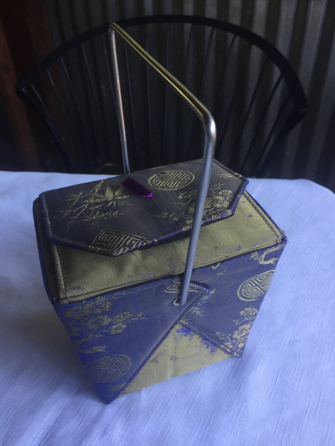 Silk Box, Trinket Box, Chinese Box, Chinese Decor, Chinese Trinket Box ...