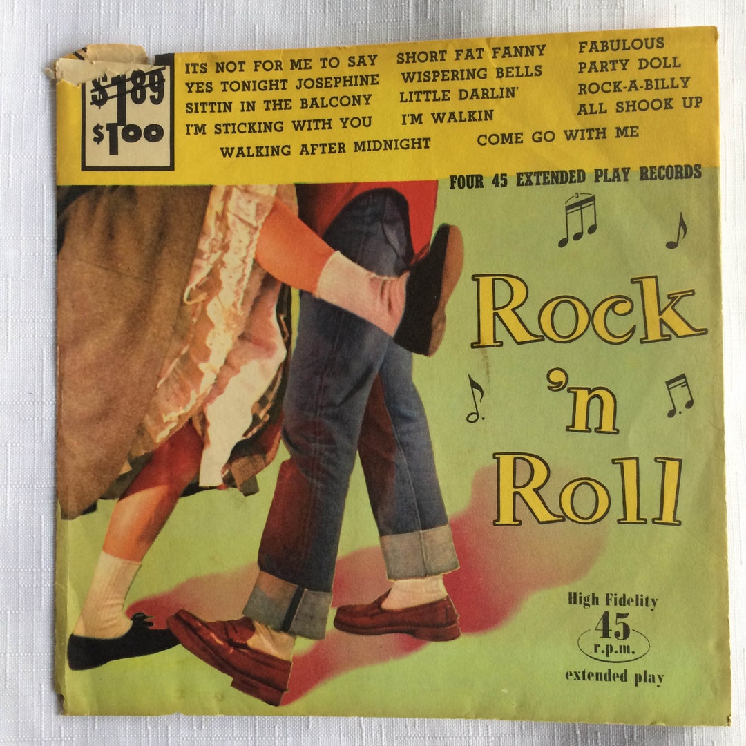 Rock N Roll Ephemera, Rock Music,50s Music,50s Rock Music,45 Record ...