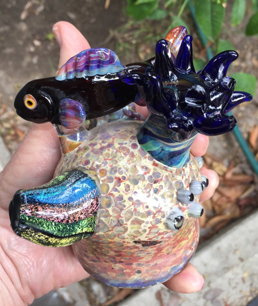 Glass Fish Art, Glass Fish, Fish Figurine, Sea Sculpture, Glass Fish ...