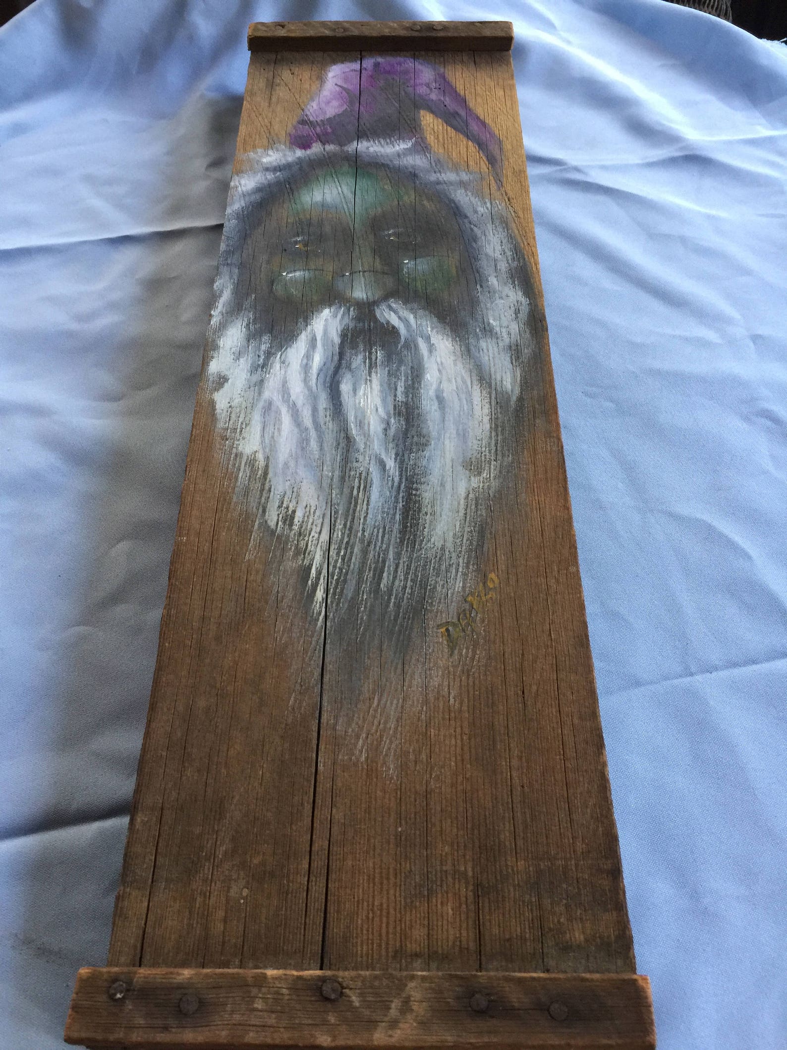 Wizard Paintingwizard Artwizard Wall Artmagician - Etsy