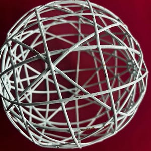 Decorative Ball, Art Ball, Geometric Art, Accent Ball, Accent Piece ...