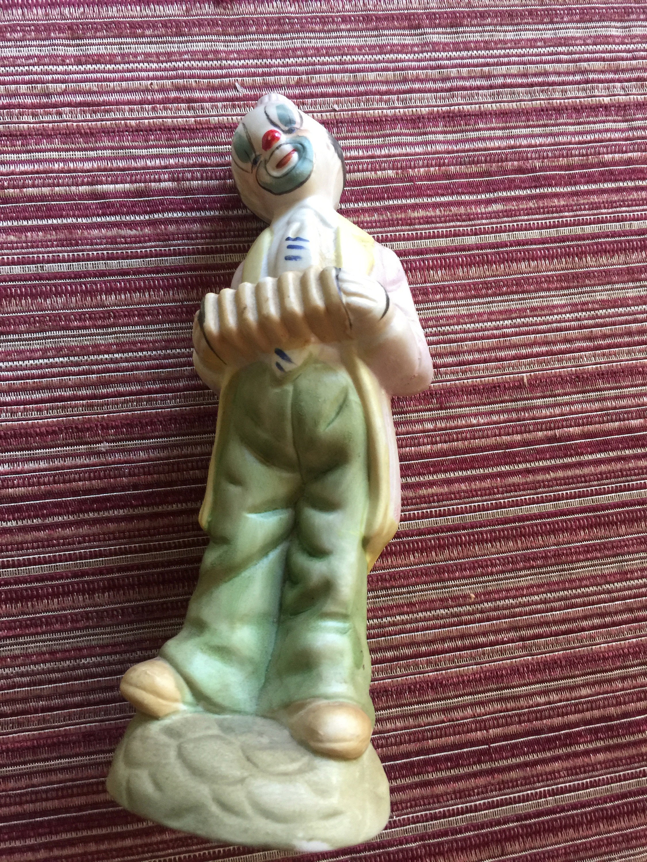 Clown Figurine Ceramic Bisque Sad Clown Sculpture Art Clown - Etsy UK