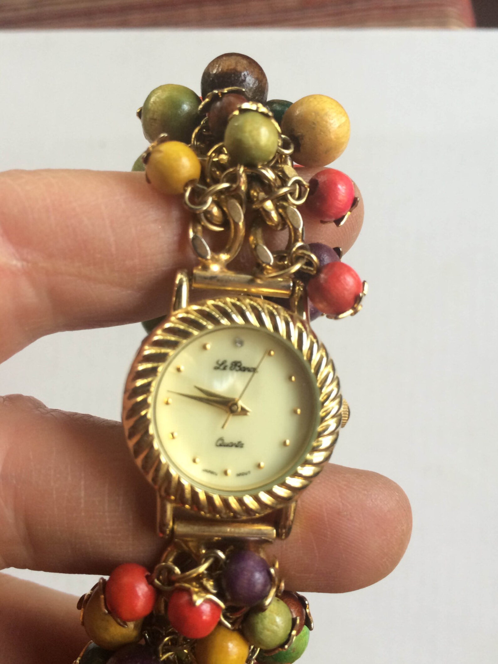 Multi Color Watch Beaded Watch Colorful Watch Bracelet - Etsy