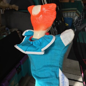 Bozo Puppet, Retro Puppet, Bozo Clown, 50s Puppet, Clown Puppet, Hand ...