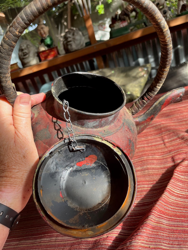 Halloween Teapot, Distress Prop, Halloween Prop, Witch Teapot, Scary ...