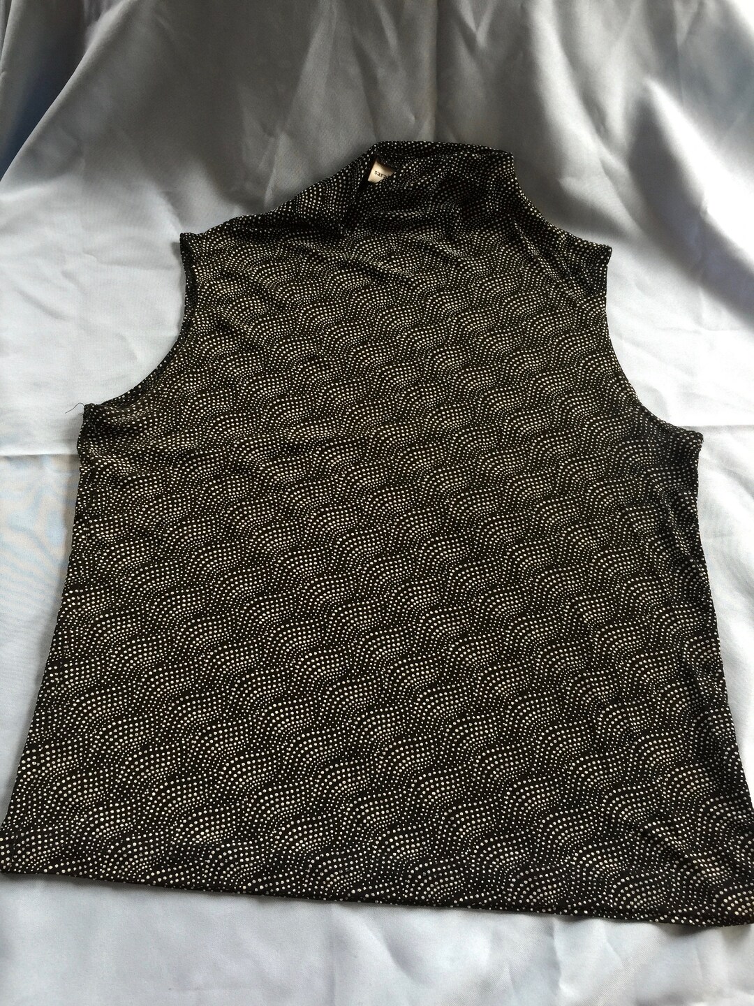 Black Shell Blouse, Black Shell Top, Sleeveless Black Top, Black Top ...