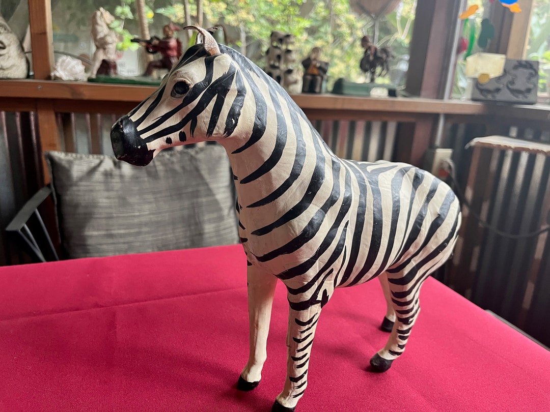 Zebra Art, Zebra Statue, Animal Statue, Table Statue, Animal Figurine ...