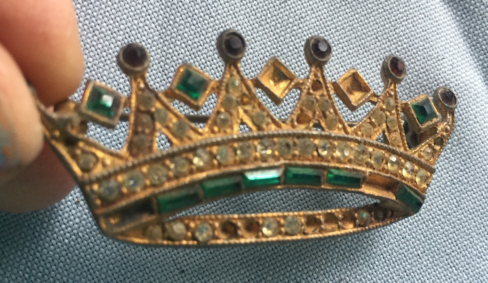 Crown Pin Queen Pin Retro Rhinestone Pin Crown Brooch | Etsy