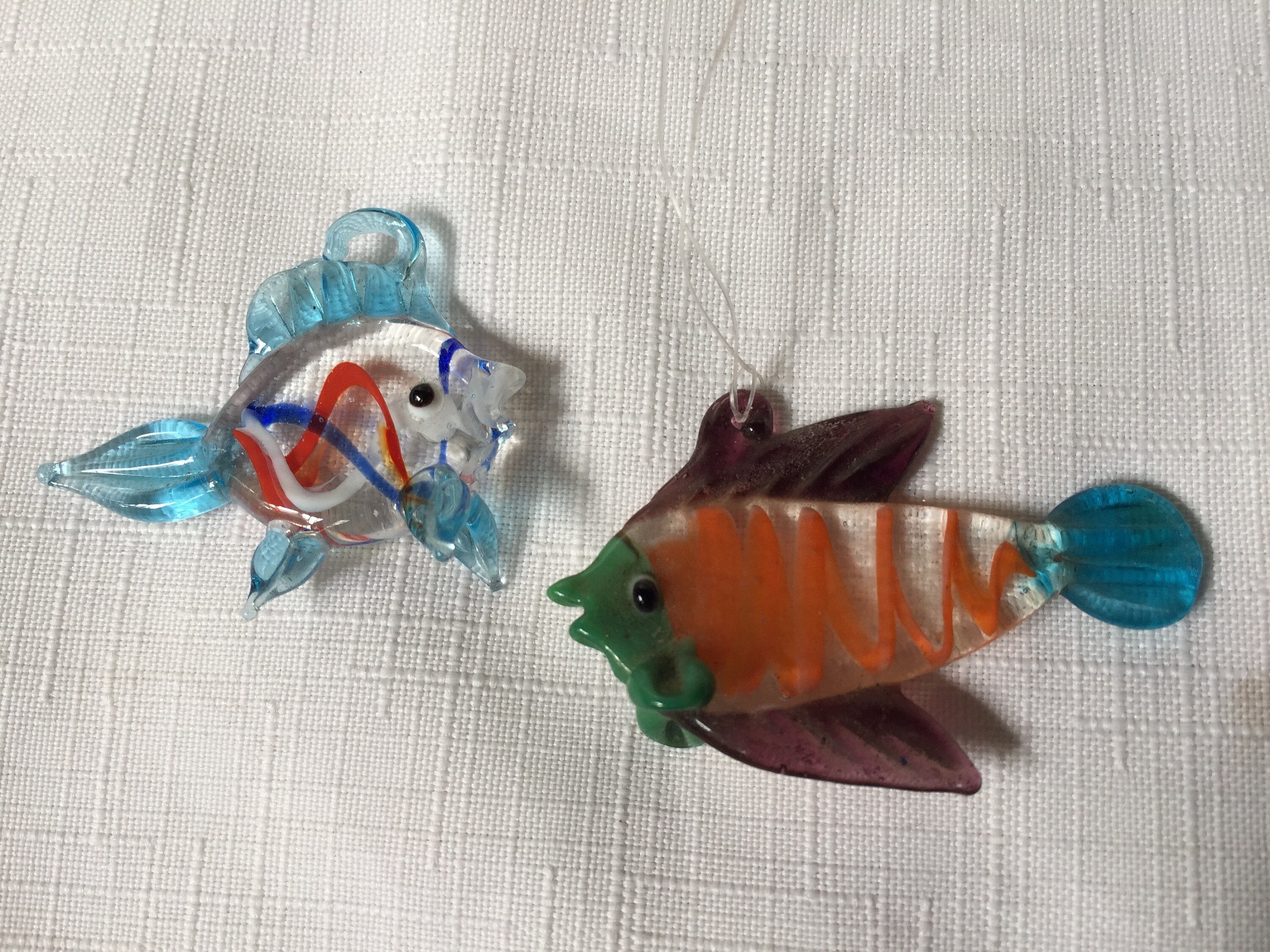 Blown Glass Fish fish Ornament Glass Fish Hanging Glass | Etsy