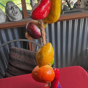 Paper Mache Fruit, Mexico Kitchen, Kitchen Hanging, Kitchen Art ...