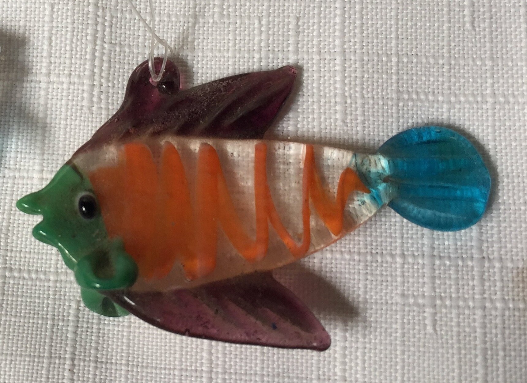 Blown Glass Fish fish Ornament Glass Fish Hanging Glass | Etsy