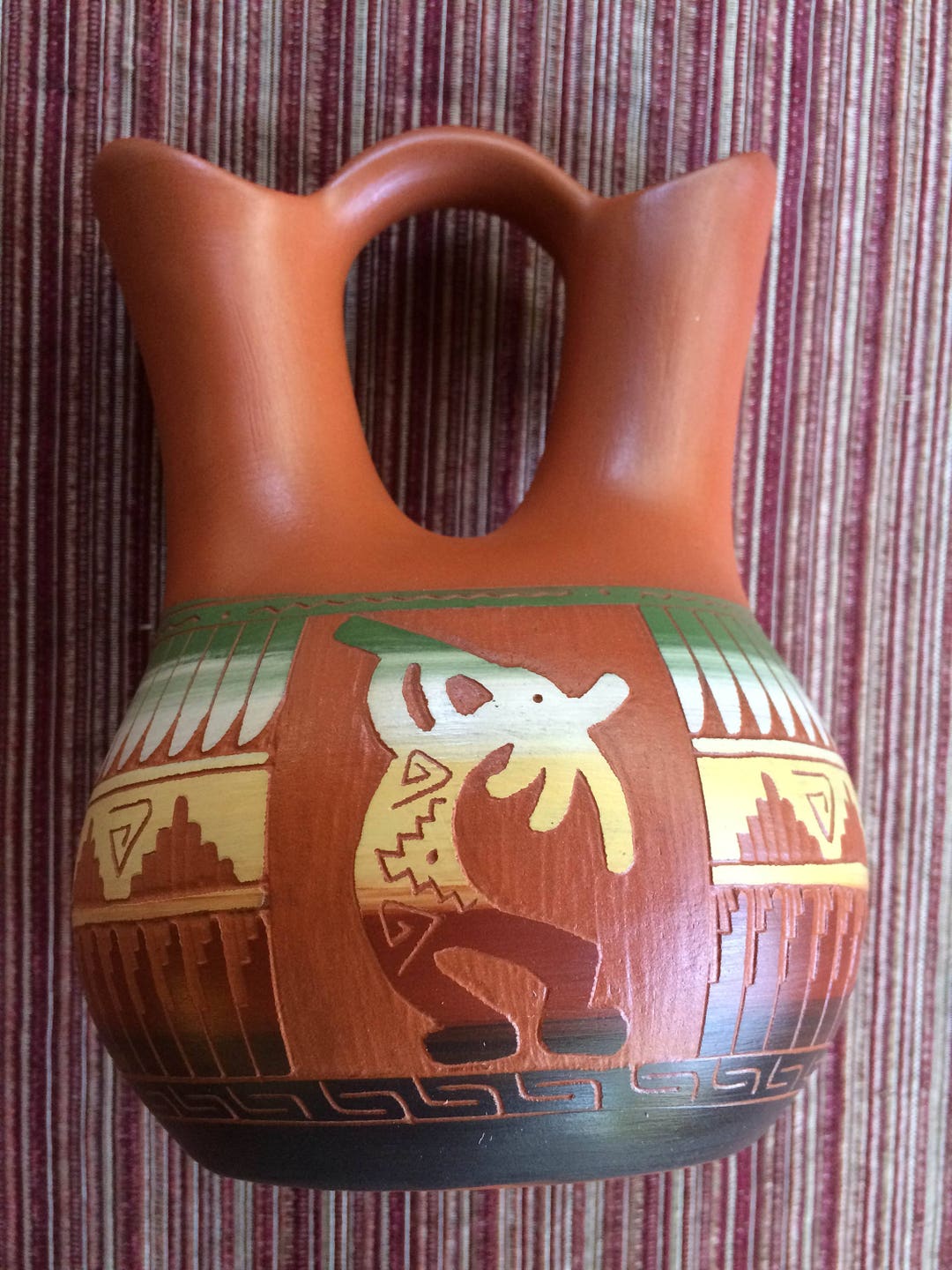 Tribal Art, Wedding Vase, Native Pottery, Southwest Gift, Navajo ...